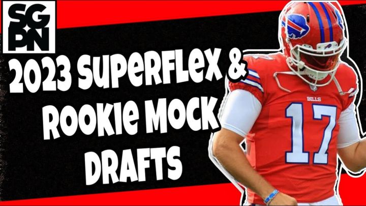 2023 Superflex and Rookie Mock Drafts | SGPN Fantasy Football (Ep. 291 ...