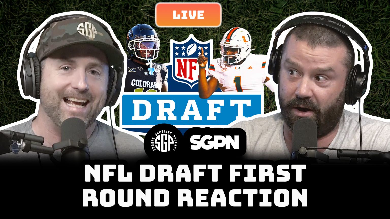 NFL Draft First Round Reaction (Ep. 2257) - Sports Gambling Podcast