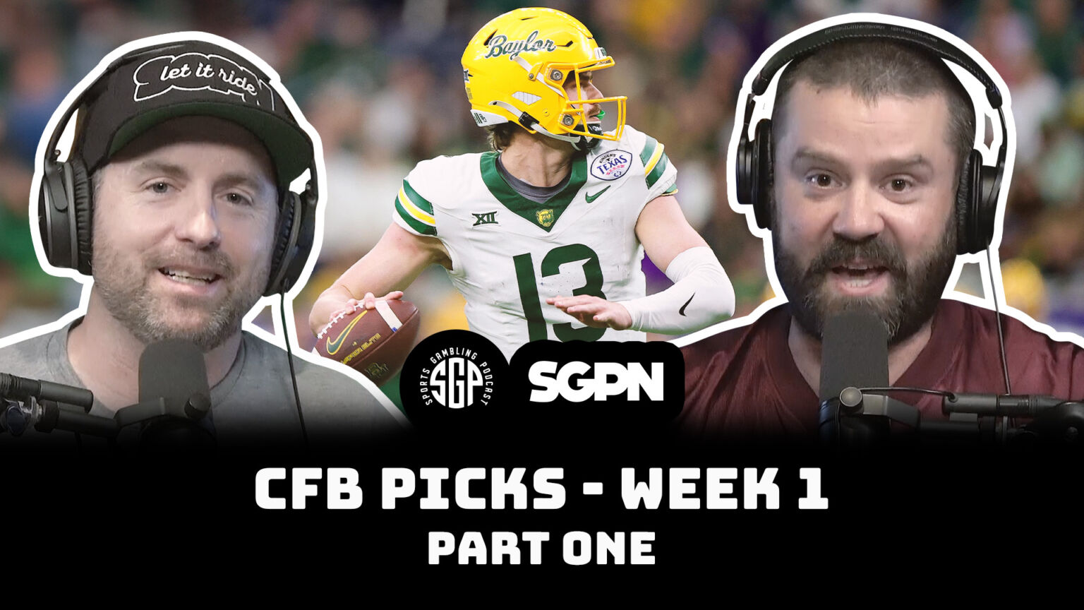 College Football Picks Week 1 Part One (Ep. 2365) - Sports Gambling Podcast