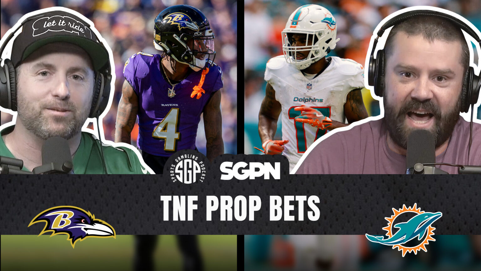 Thursday Night Football Prop Bets: Dolphins vs Ravens Preview (Ep. 2411 ...