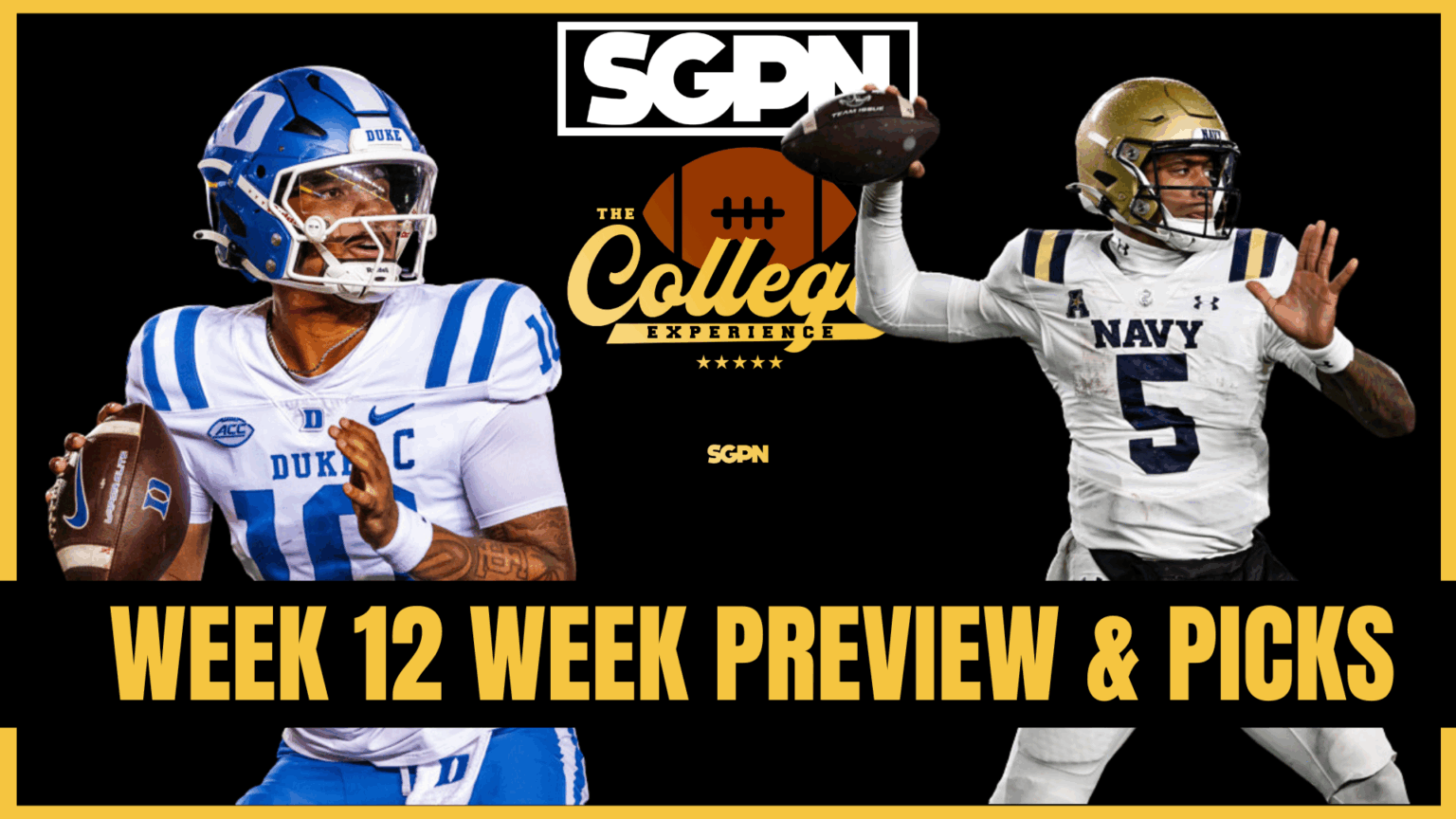 Week 12 Preview & Picks | The College Football Experience (Ep. 2078 ...