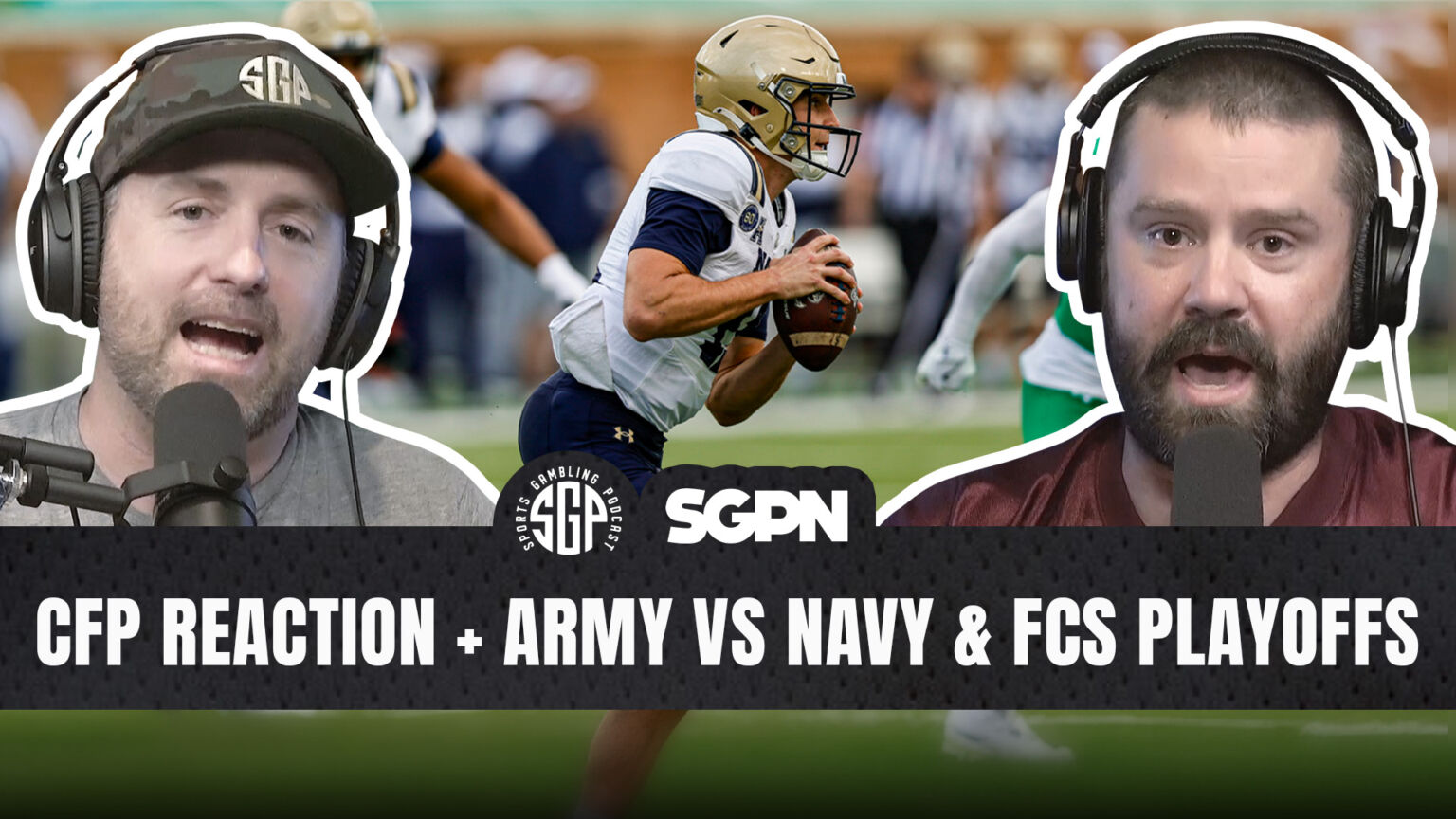 College Football Playoff Reaction + Army vs Navy & FCS Playoffs (Ep ...