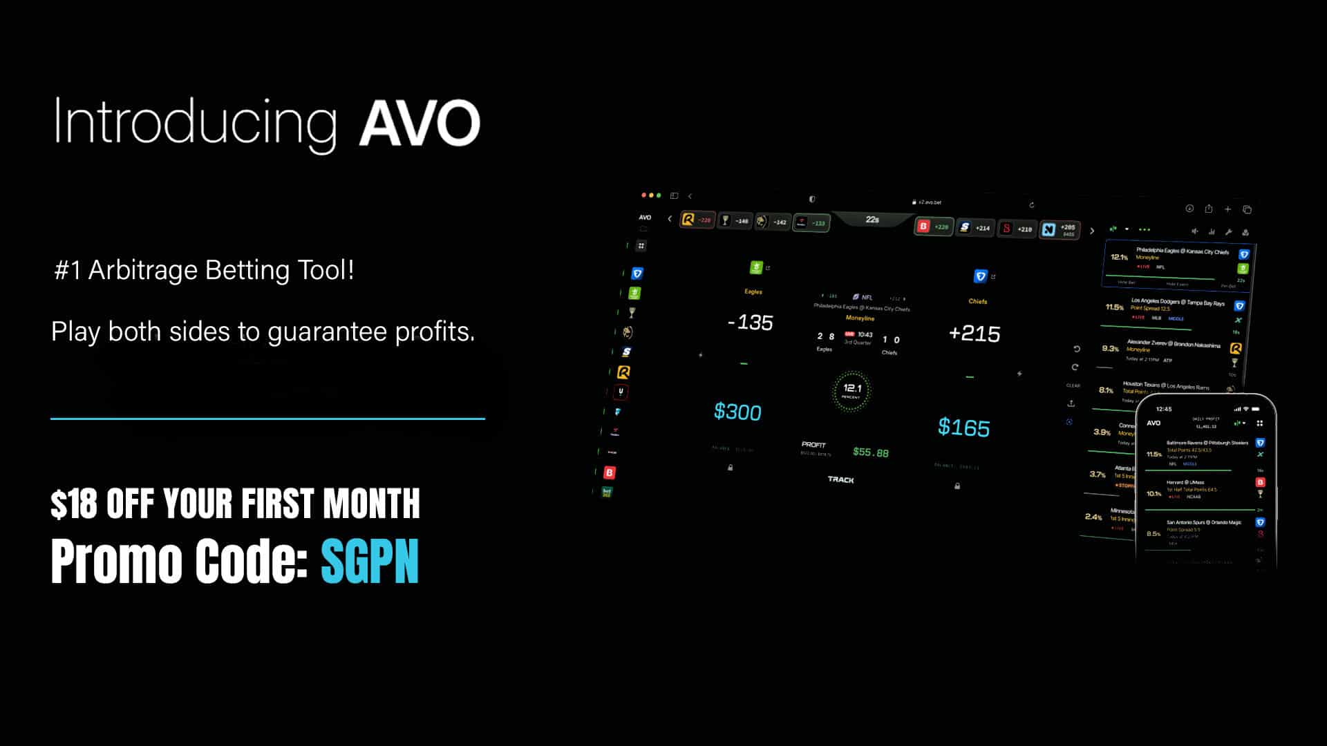 AVO.BET: Powerful Arbitrage Betting Tool for Anyone - Sports Gambling ...