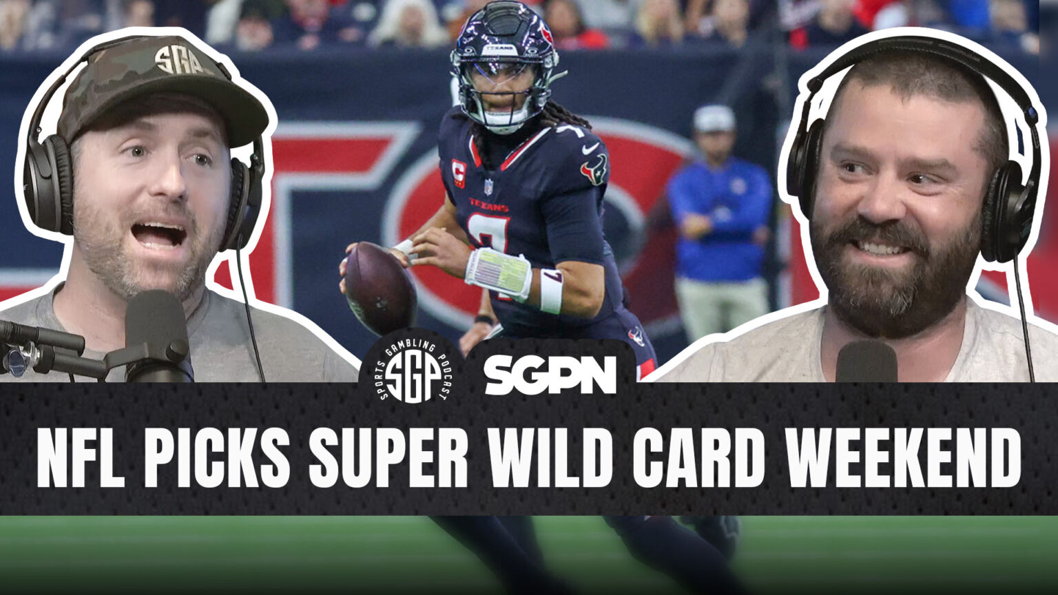 NFL Picks Wild Card Weekend (Ep. 2470) - Sports Gambling Podcast