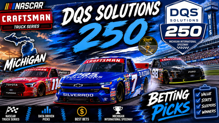 DQS Solutions & Staffing 250 Betting Picks 2026 I NASCAR Gambling ...